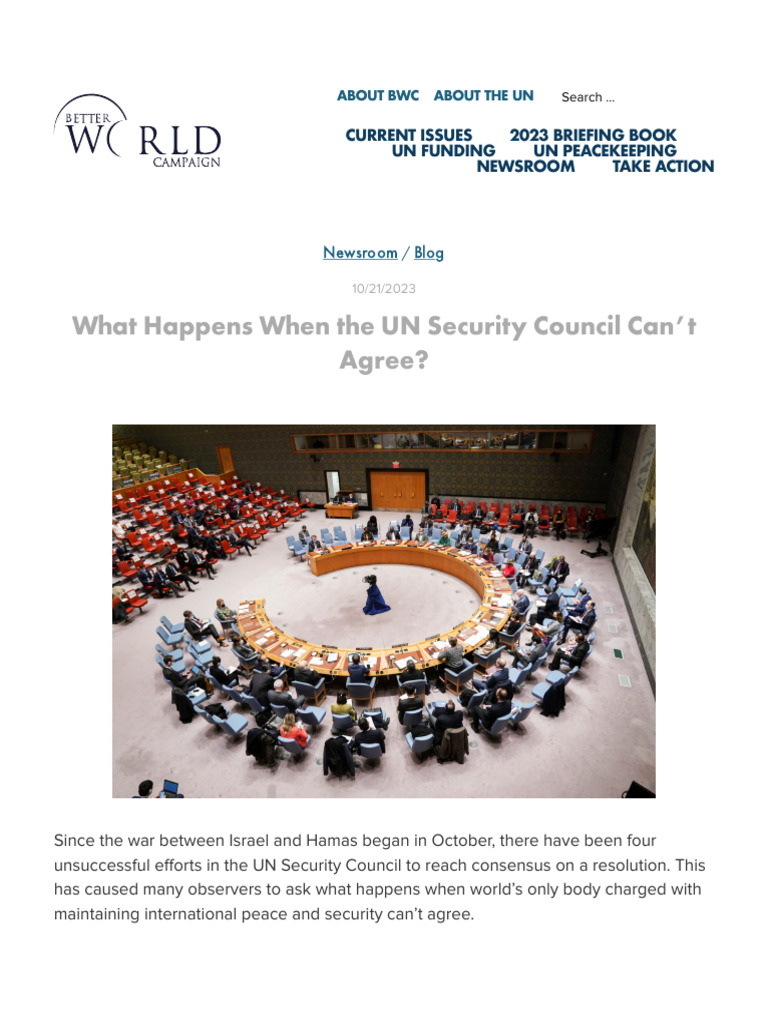 UN Security Council Veto Explained | PDF | United Nations Security ...