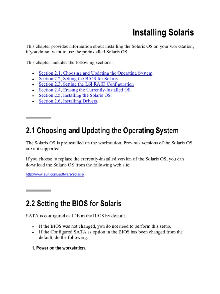 Installing Solaris | PDF