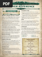 Dragonbane Cheatsheet | PDF | Role Playing Games