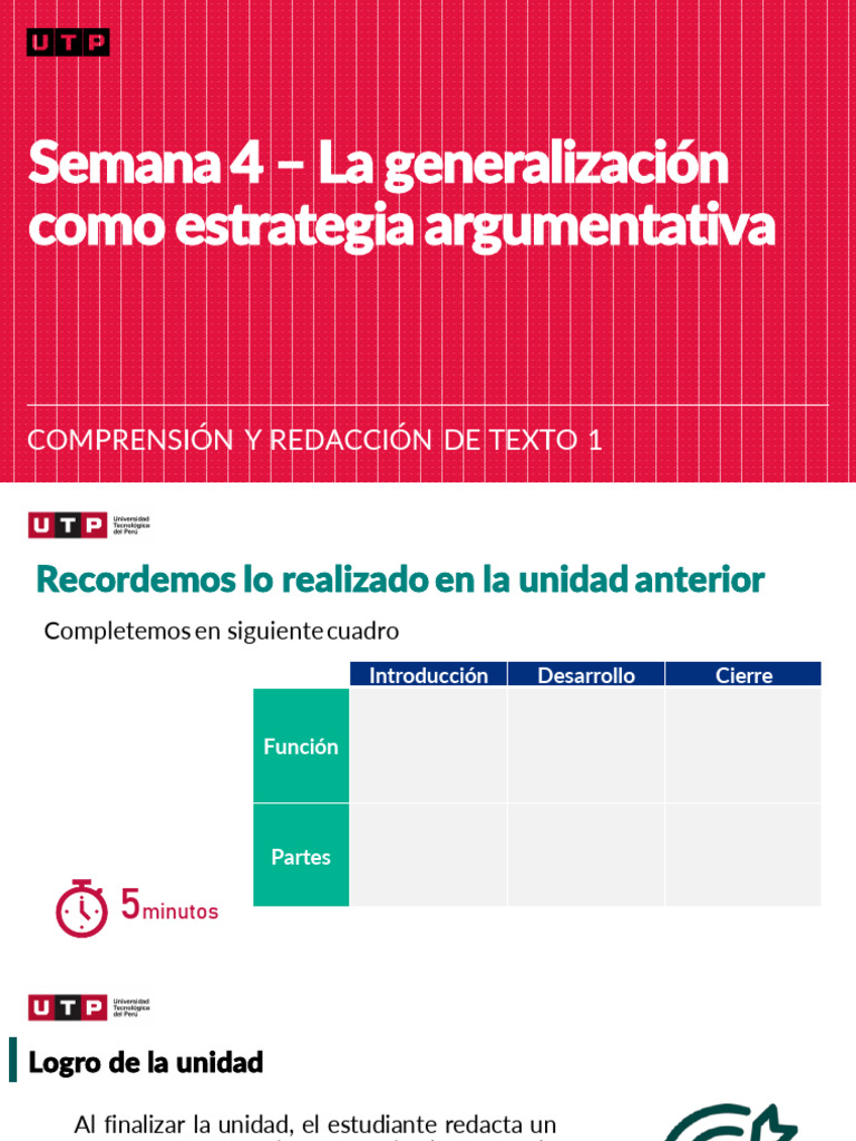 Generalización como Estrategia Argumentativa | PDF | Escuelas