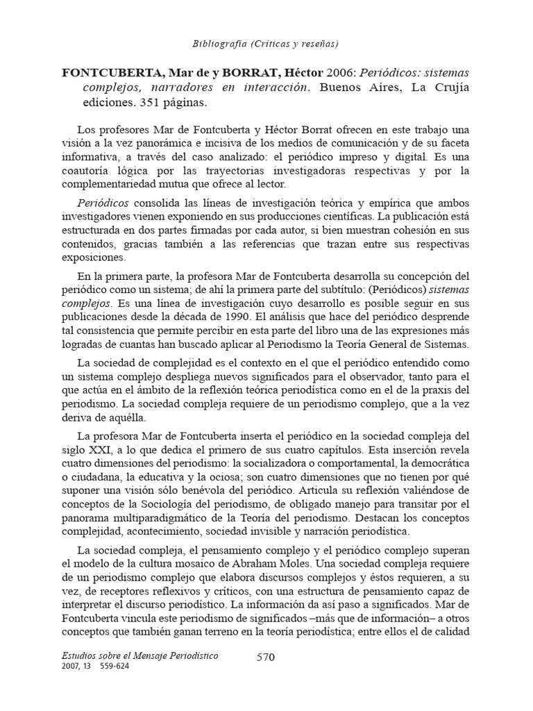 FONTCUBERTA, Mar de y BORRAT, Héctor: 2006: - Buenos Aires, La Crujía ...