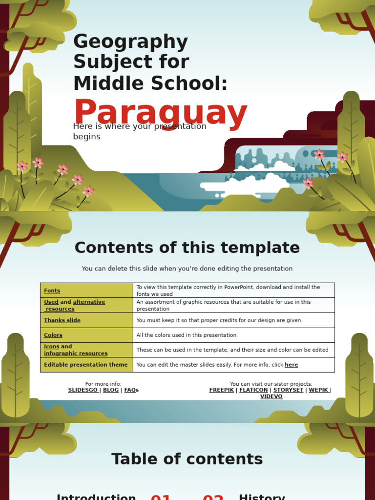 Geography of Paraguay for Students | PDF | Planets | Solar System