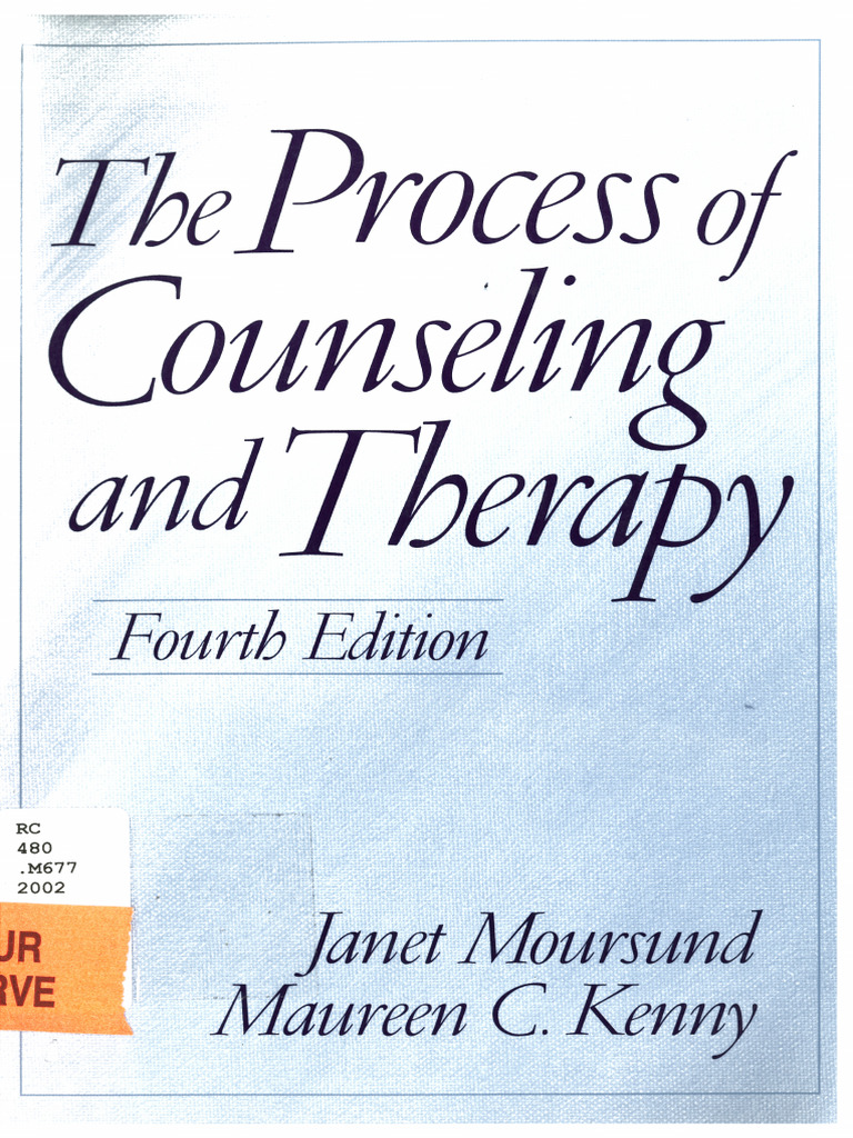 Chap 1 Moursund Processof Counselingand Therapy | PDF