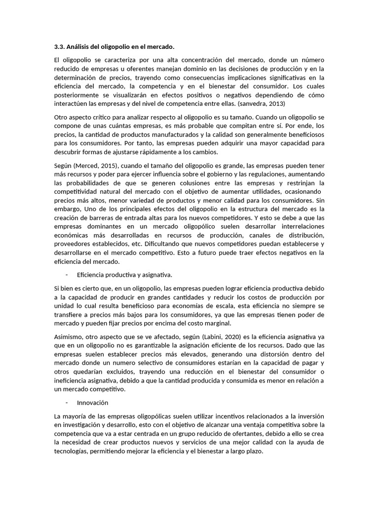 Modificado Investigacion Pooo | PDF | Oligopolio | Mercado (economía)