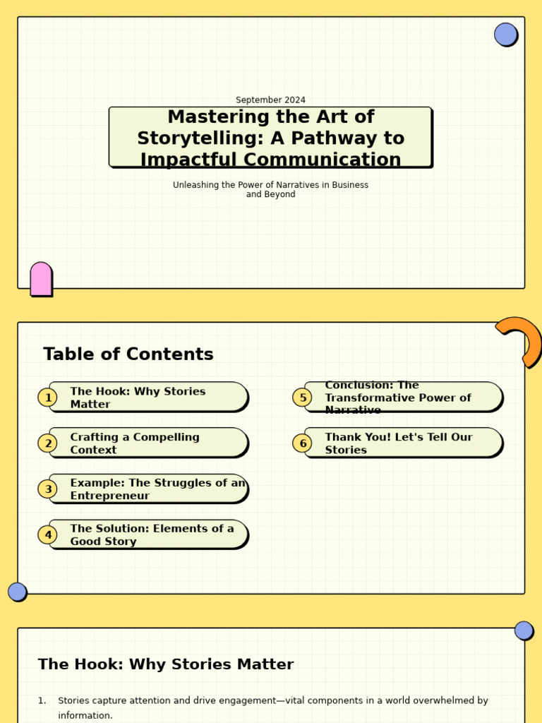presentation-storytelling | PDF | Storytelling | Narrative