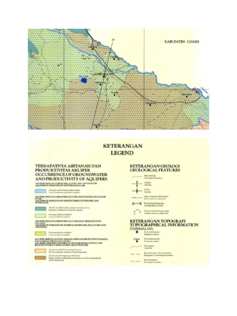 Peta Geo Tasikmalaya Cihideng | PDF