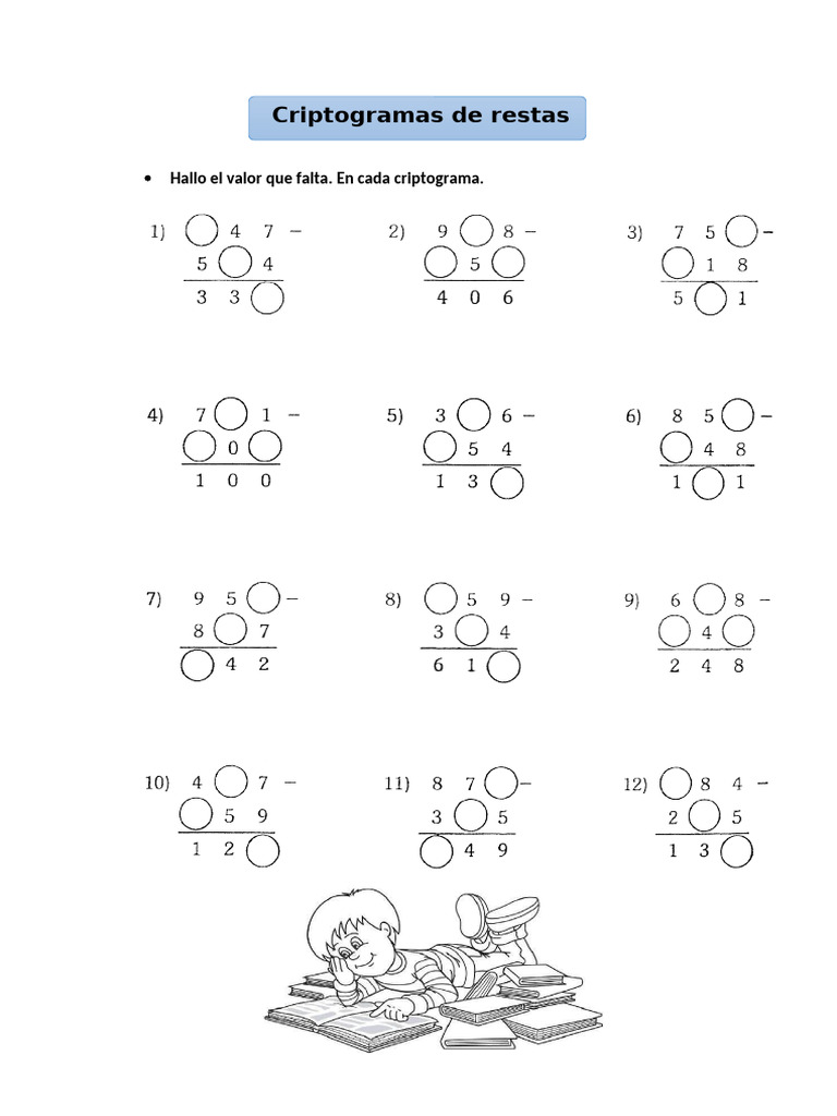 Criptograma de Restas | PDF