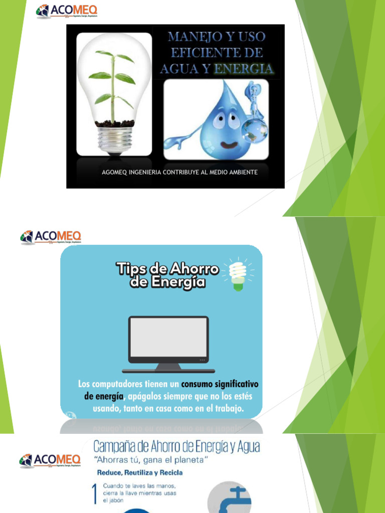 AHORRO DE AGUA Y LUZ | PDF