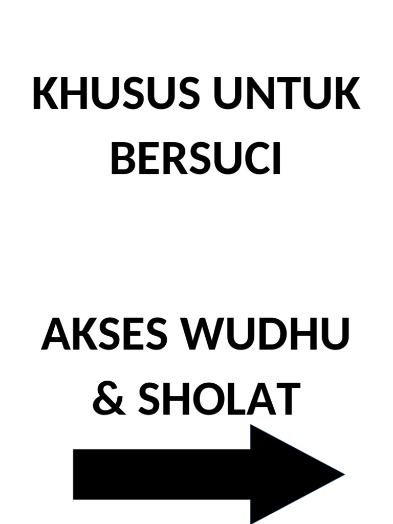 Signage Masjid | PDF