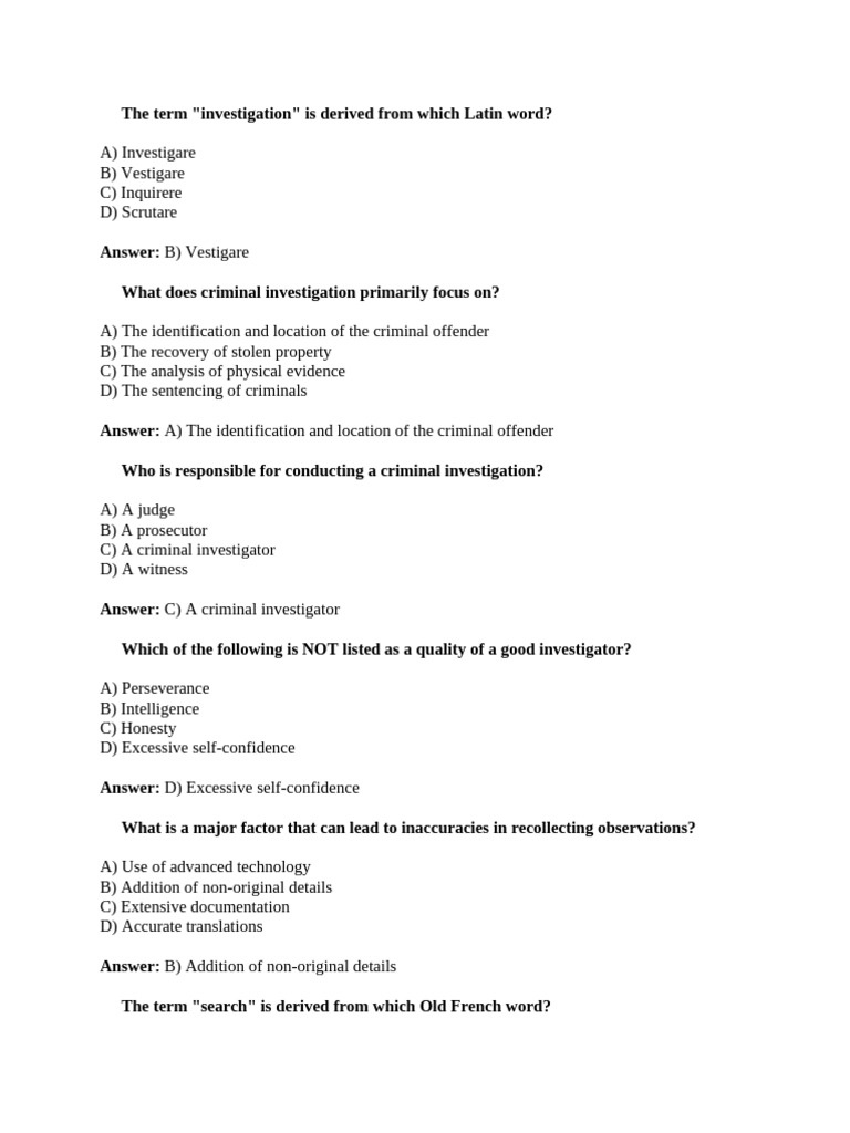 Fundamentals of Investigation Prelim 1 | PDF | Arrest | Arrest Warrant