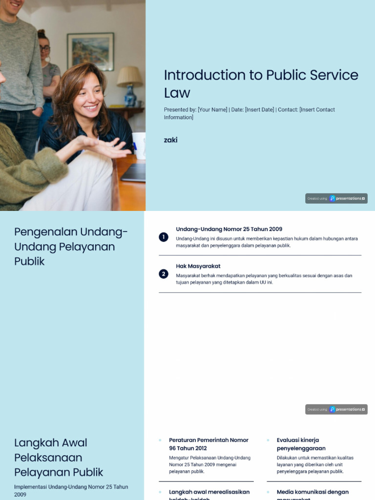 Introduction to Public Service Law | PDF
