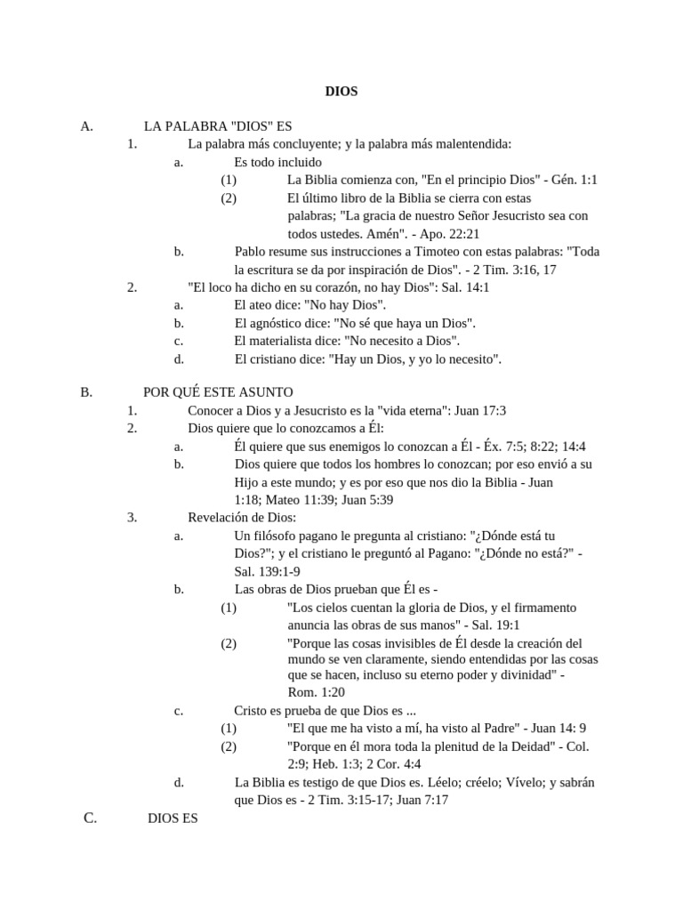 Dios | PDF | Dios | Concepciones de dios