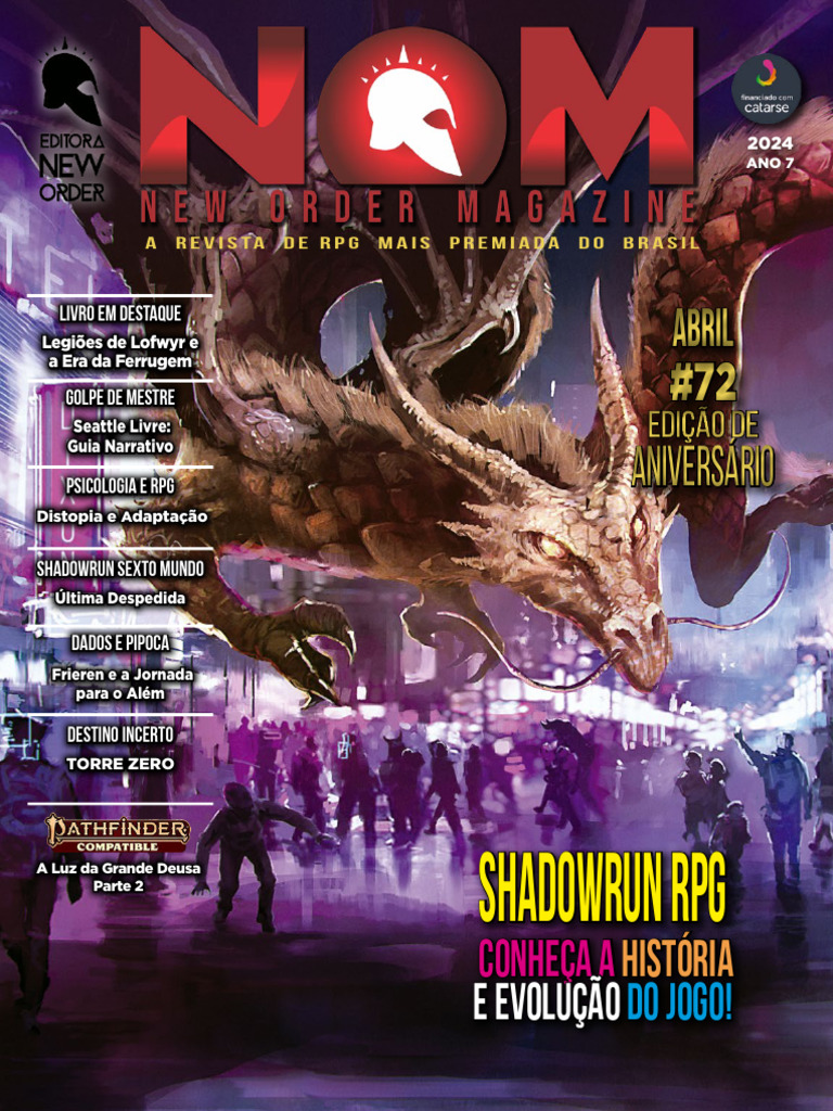 Revista NOM - 72 - New Order Magazine | PDF | Jogos de RPG | Tempo