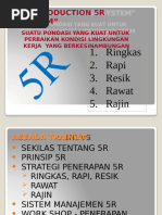 "Panduan Implementasi 5R di Tempat Kerja" | PDF