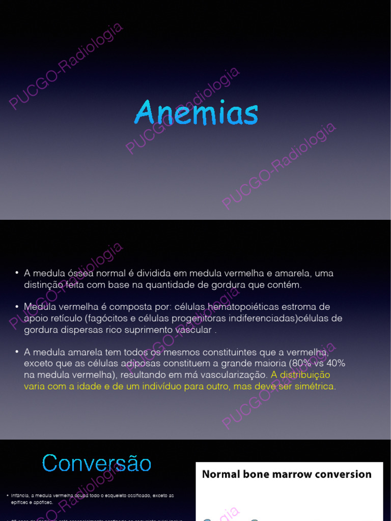 SP1 Anemias | PDF | Medula óssea | Hematopoiese