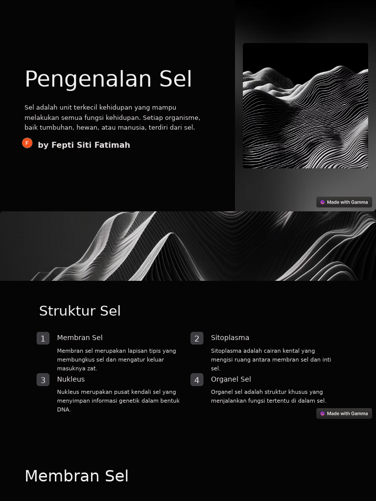 Pengenalan Struktur dan Fungsi Sel | PDF