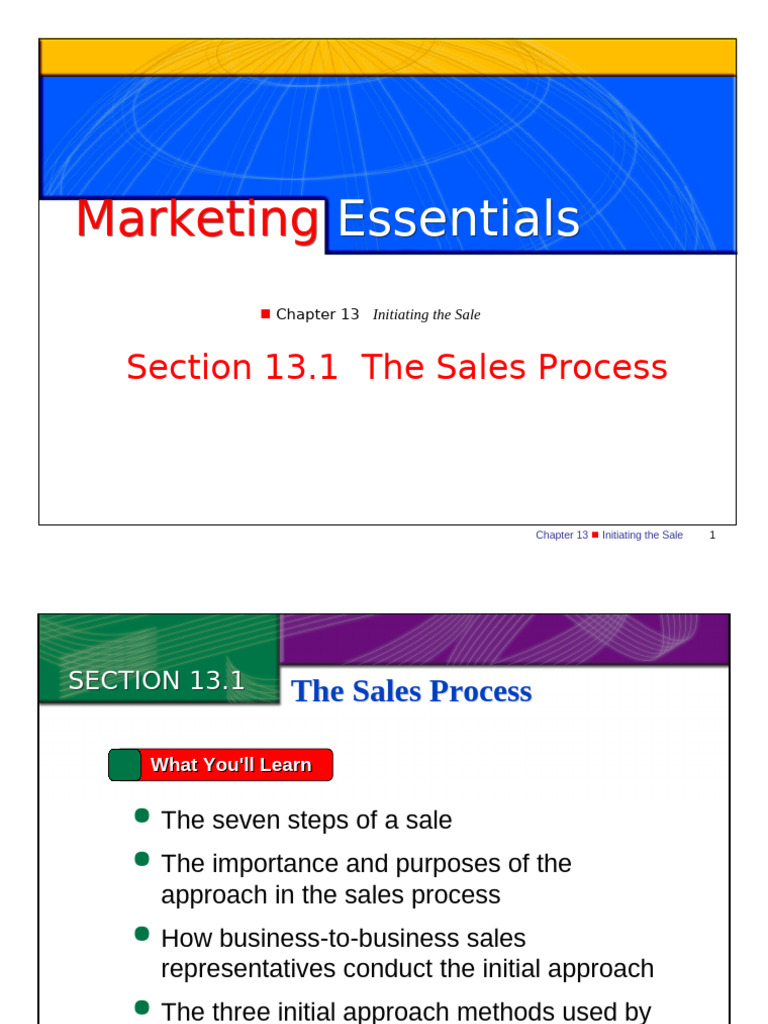 Chapter_13_Section_13.1 | PDF | Sales | Merchandising