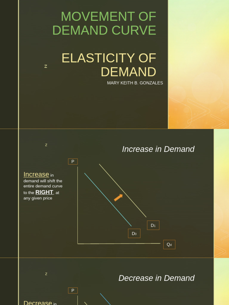 Lesson 3 - Elasticity of Demand | PDF | Demand | Price Elasticity Of Demand