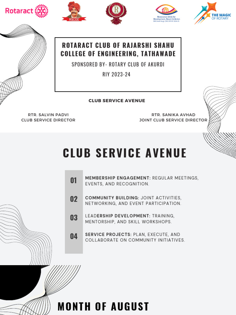 Rotaract Club of Rscoe Club Assembly | PDF | Cognition