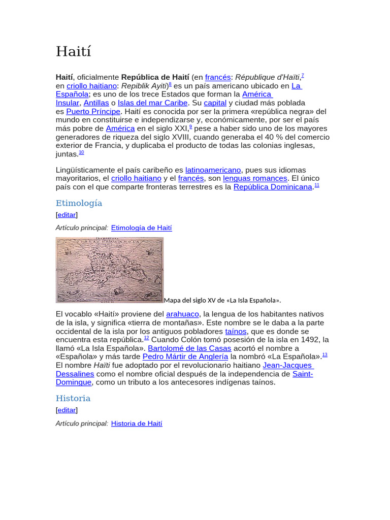 Historia y cultura de Haití | PDF | Haití