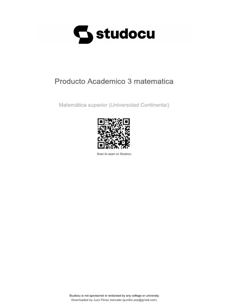 Pa3 Matematica Superior Otro | PDF