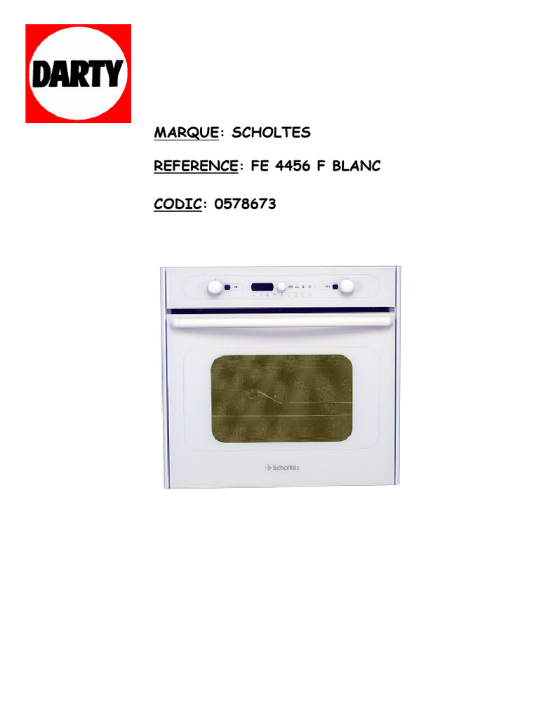 Notice Four Scholtes Fe 4456 | PDF