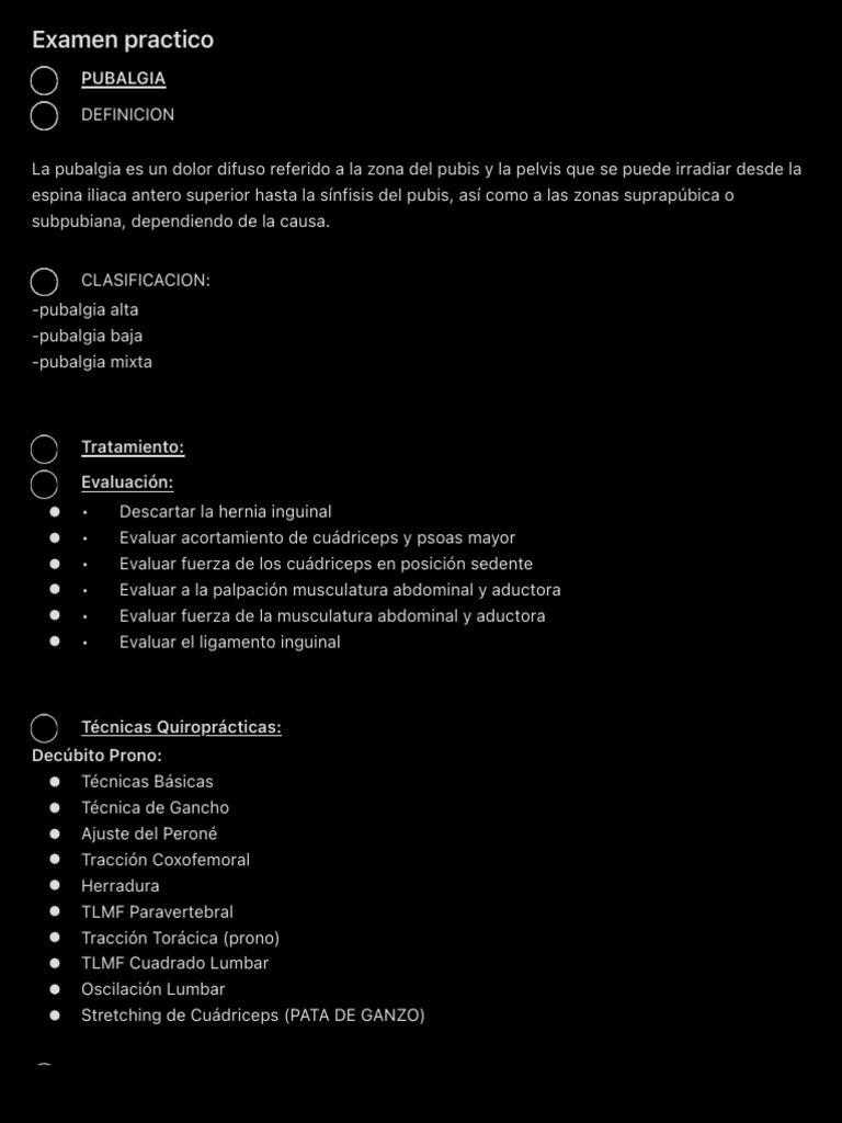 Examen Practico | PDF | Hombro | Dolor lumbar