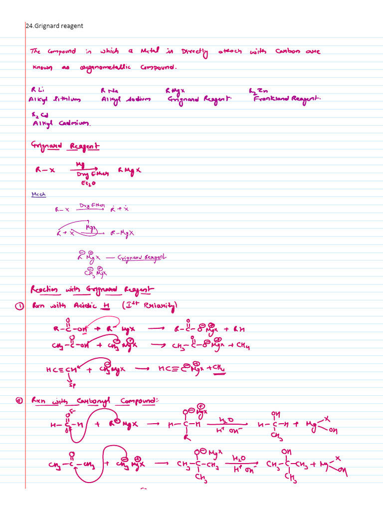 24.Grignard Reagent (1) | PDF