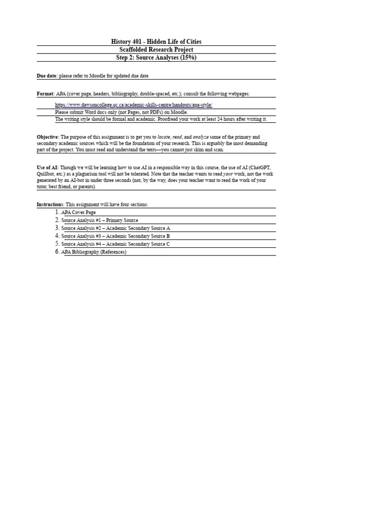 Step 2 instructions | PDF | Bibliography | Citation