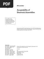 Acceptability of Electronic Assemblies: IPC-A-610 | PDF | Copyright ...