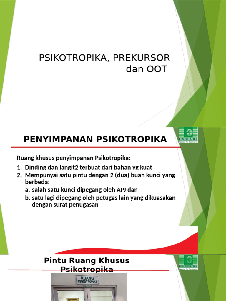 Psikotropika, Prekursor Dan Oot | PDF