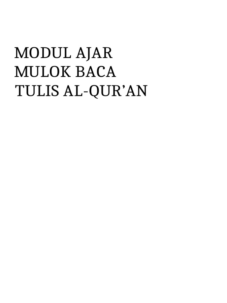 Modul BTQ X | PDF