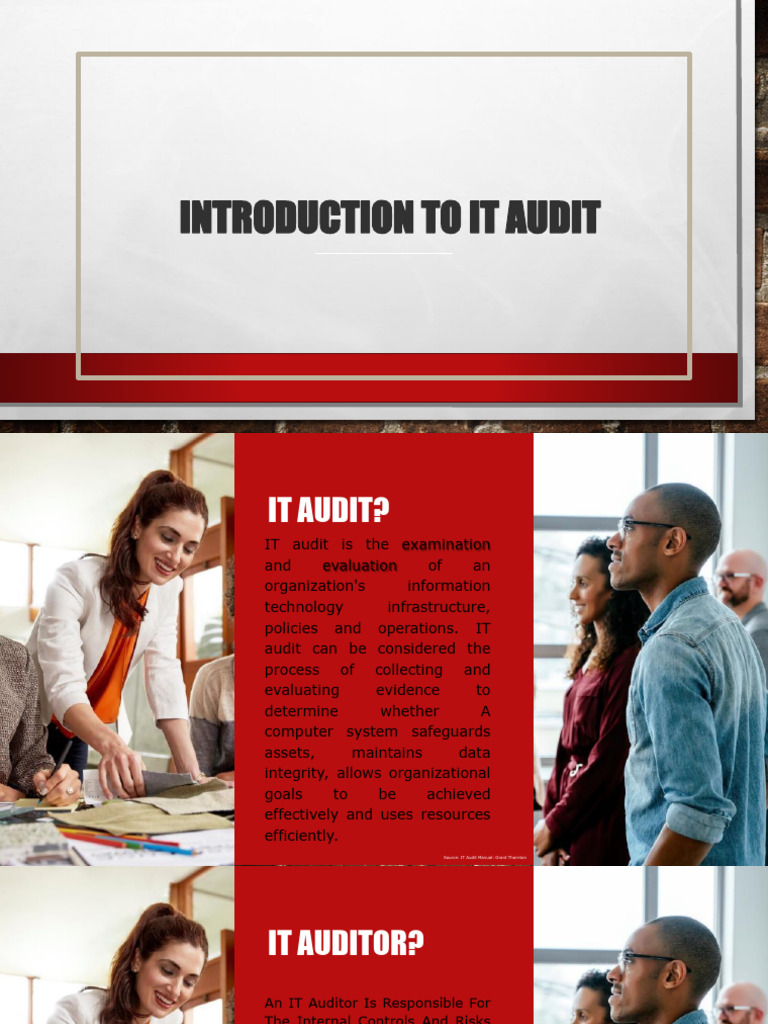 Introduction To IT Audit | PDF | Audit | Risk
