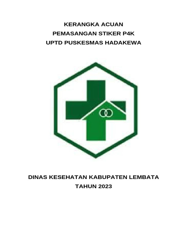 Kak Pemasangan Stiker P4K | PDF
