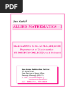 BSC Mathematics Books | PDF