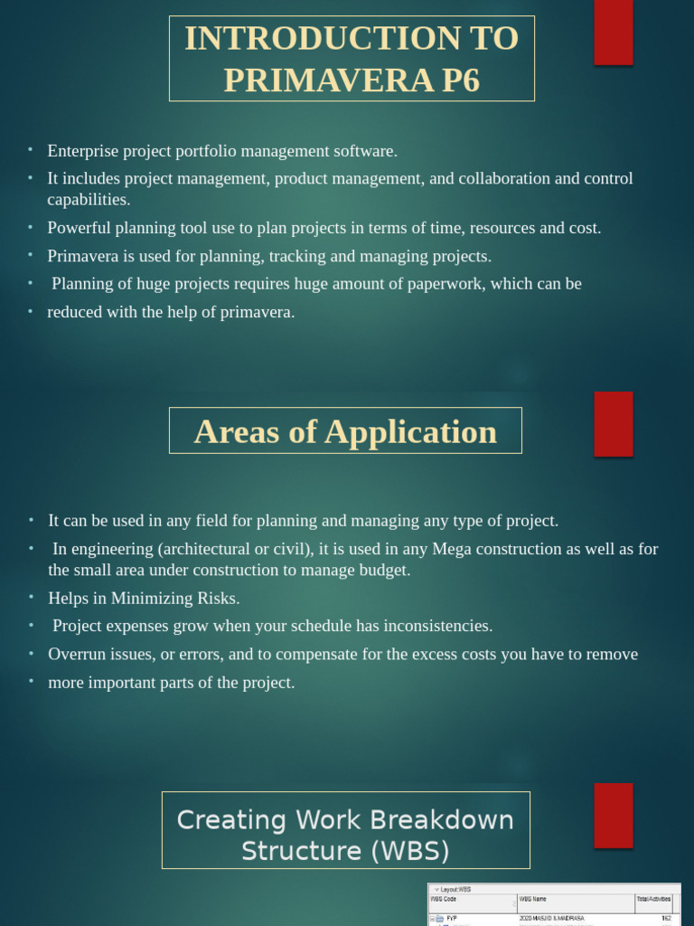 Introduction To Primavera P6 | PDF | Computing | Business