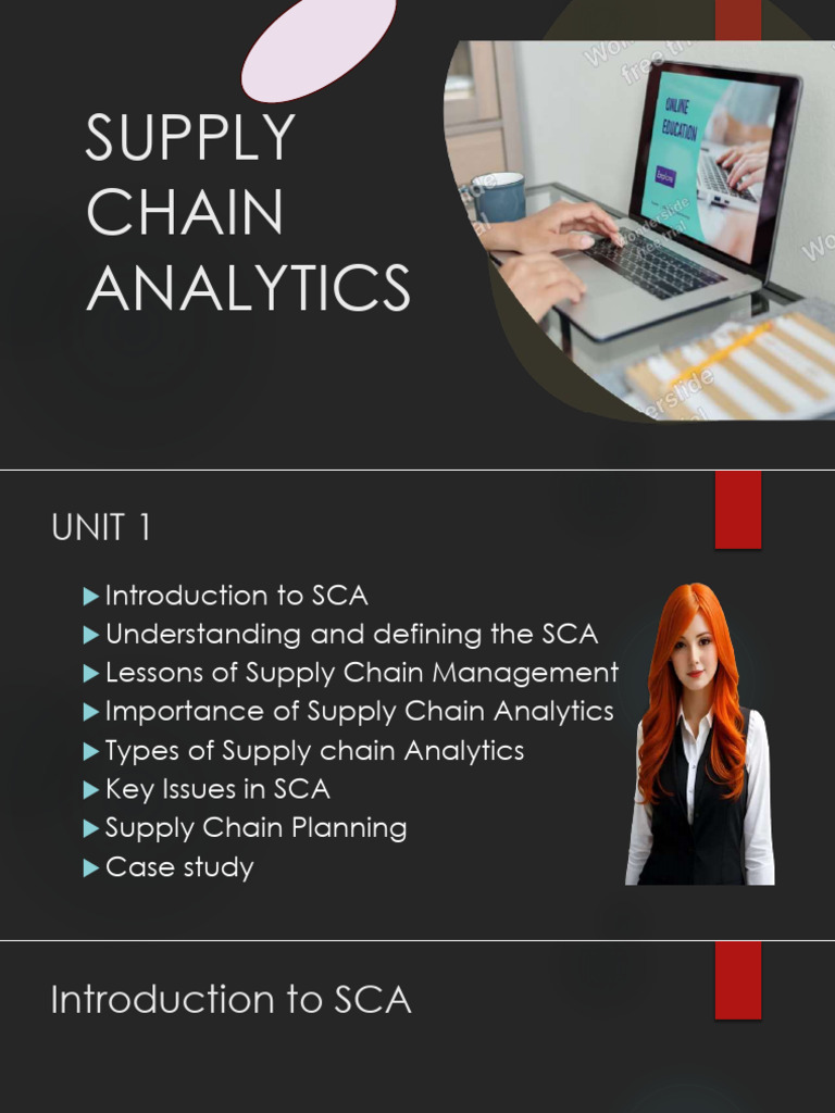SCA unit 1 | PDF | Supply Chain | Analytics
