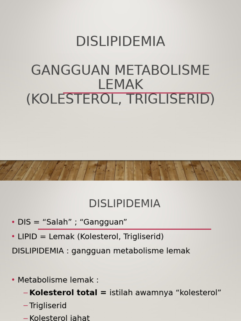 Dislipidemia | PDF