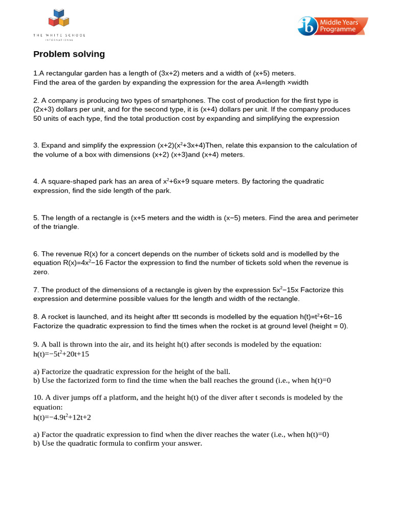 MYP4-problem Solving | PDF | Art | Computers