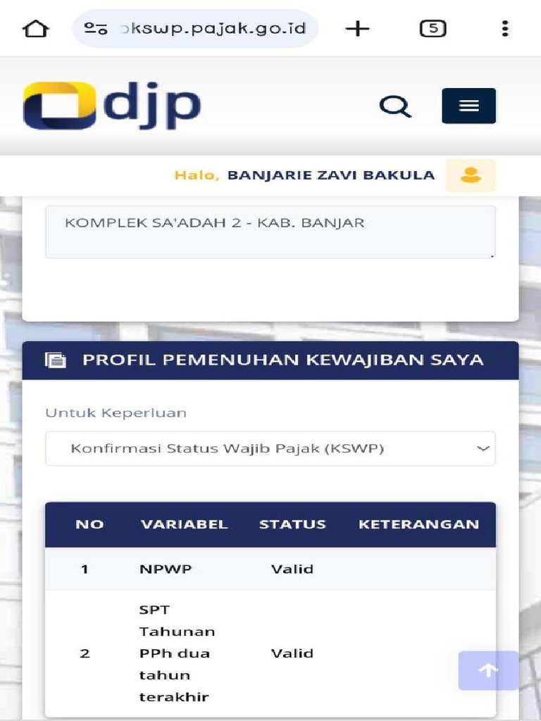 Status KWSP | PDF