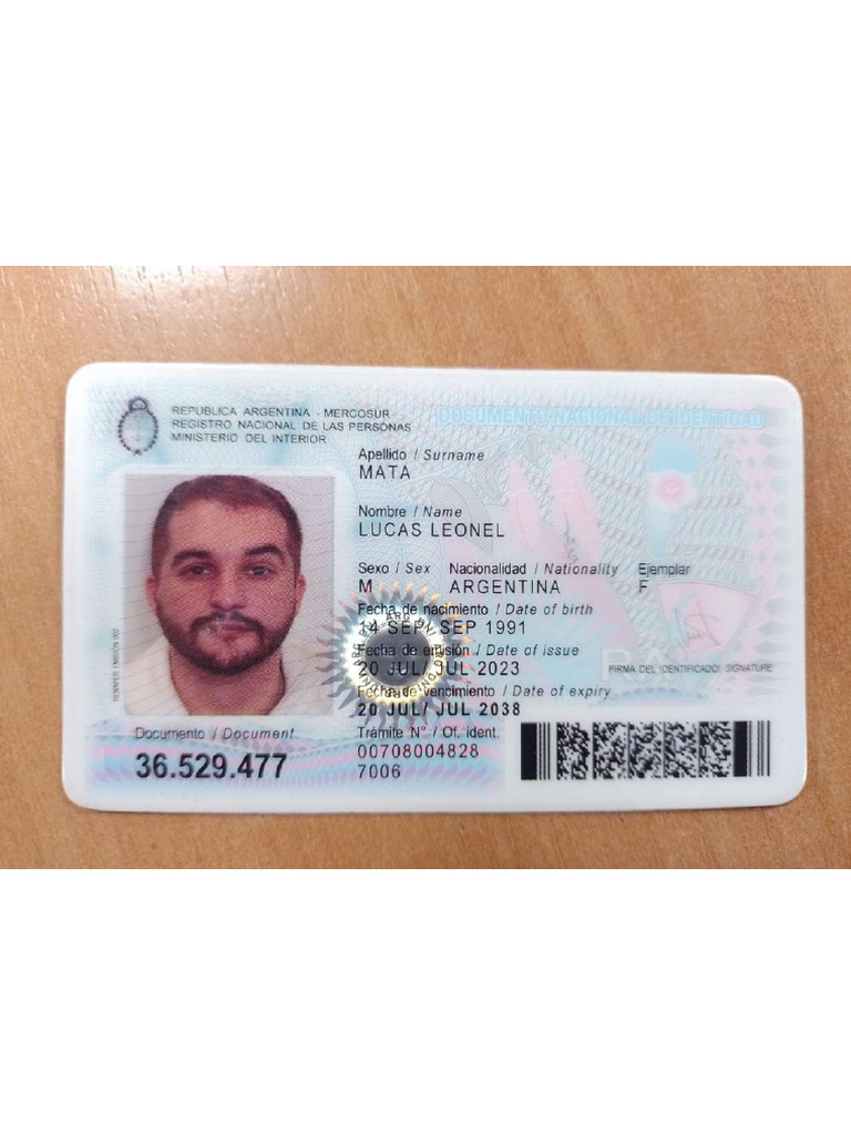 Mata, Lucas - Dni | PDF