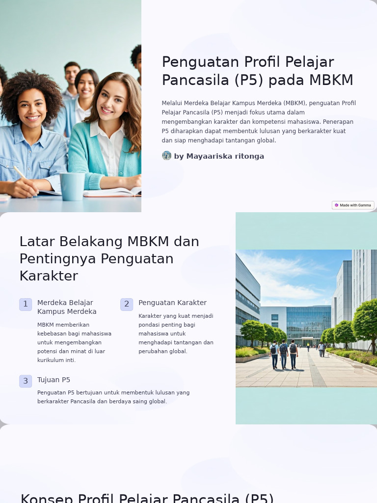 Penguatan Profil Pelajar Pancasila P5 Pada MBKM | PDF | Karier ...