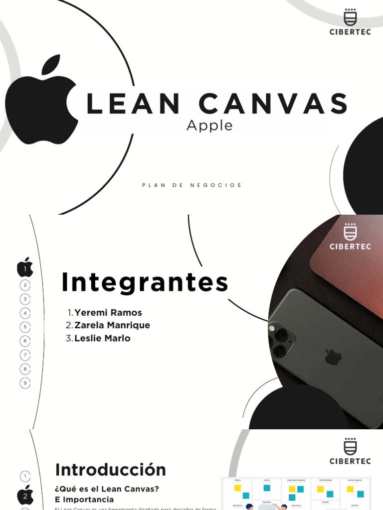 LEAN CANVAS - APPLE | PDF