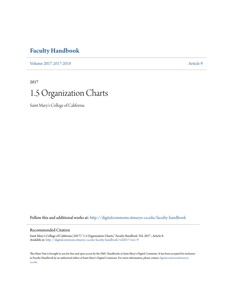 SMC Organization Charts (1) | PDF | Provost (Education) | Dean (Education)