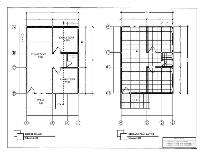 Denah Dan Rencana Lantai | PDF