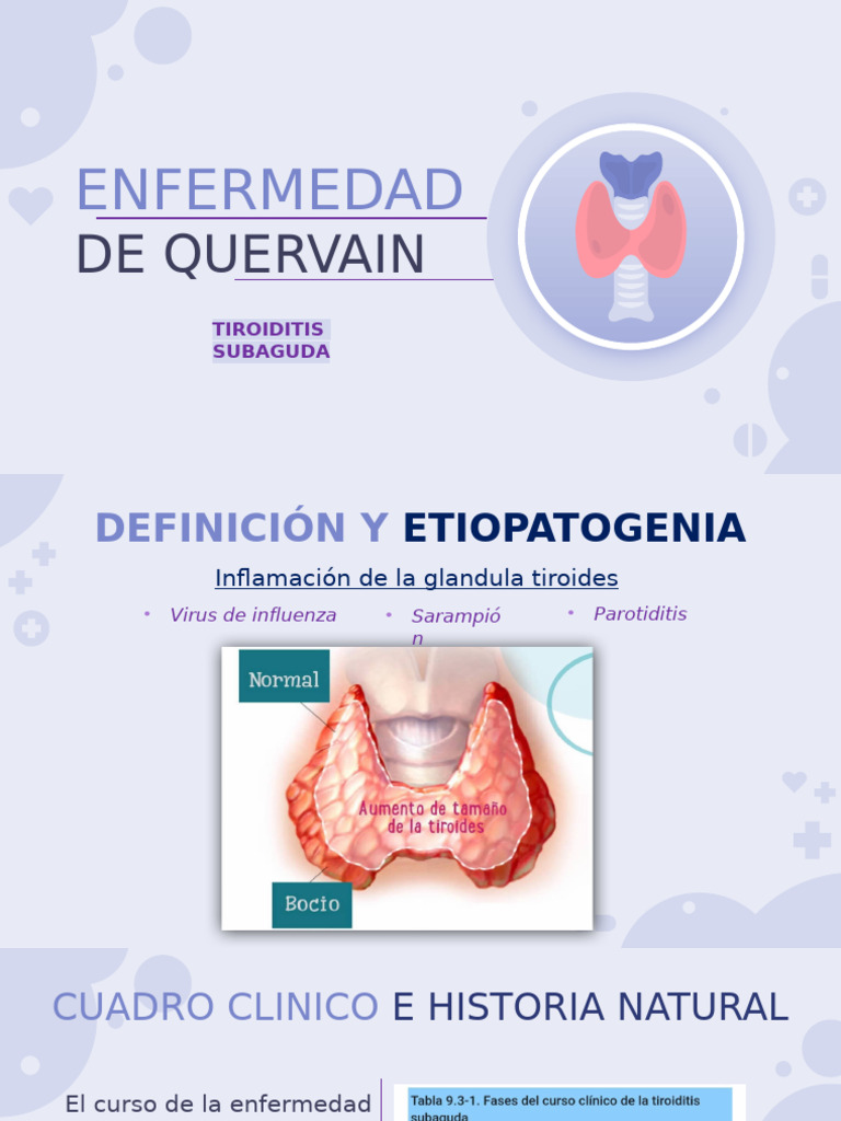 Tiroiditis Subaguda de Quervain: Diagnóstico y Tratamiento | PDF ...