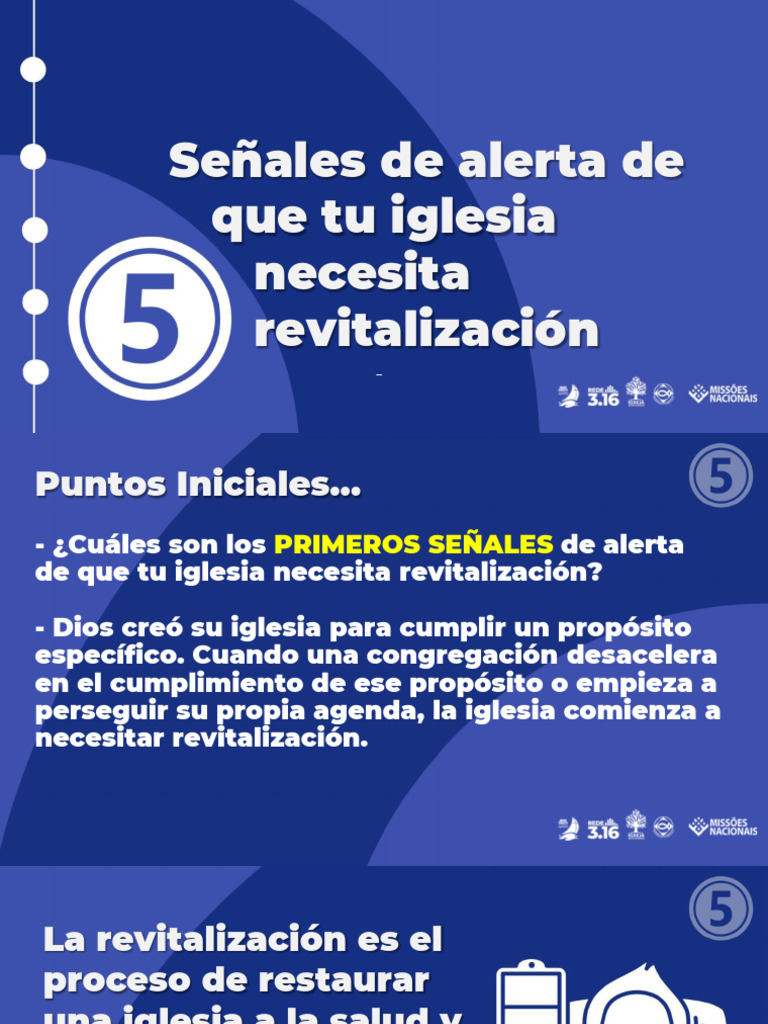 5 Señales de Alerta de Que Tu Iglesia Necesita Revitalización | PDF ...