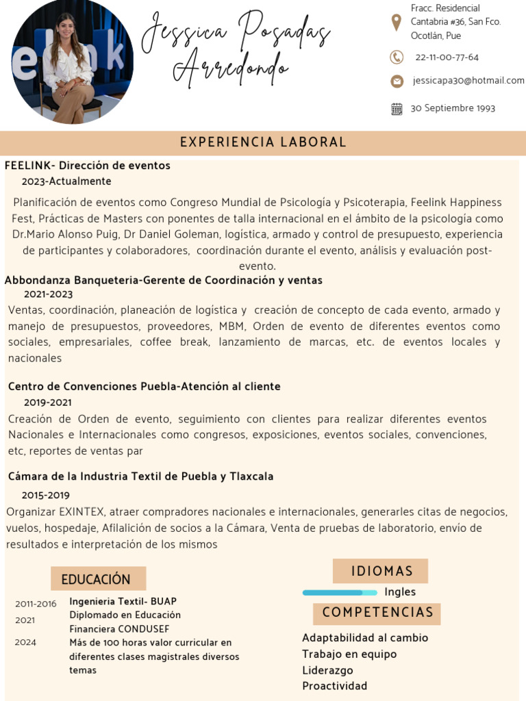 CV Jessica Posadas 2024 | PDF