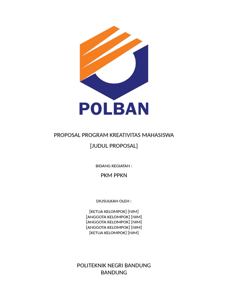 Proposal Program Kreativitas Mahasiswa | PDF