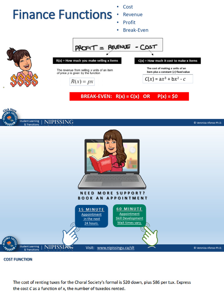 3-Finance Functions (Cost, Revenue, Profit) | PDF | Marketing ...